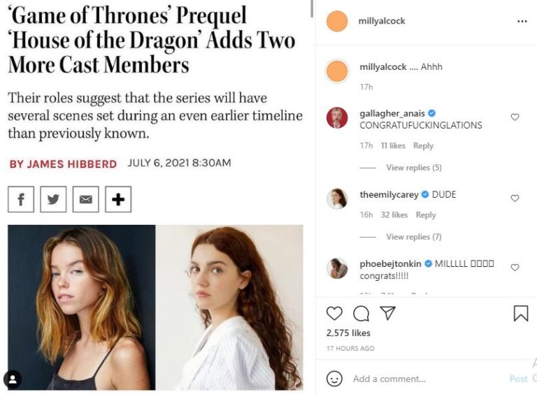 Who is Milly Alcock? Wiki, Biography, Height, Age, Boyfriend, Movies ...