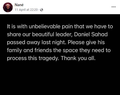 Who was Daniel Sahad? Wiki, Biography, Wife, Age, Net Worth, Death ...
