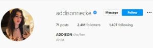 Addison Riecke: Wiki, Biography, Parents, Height, Age, Net worth ...