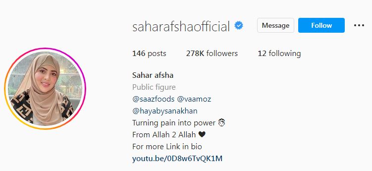 Sahar Afsha: Biography, Age, Wiki, Husband, Parents, Religion, Net ...