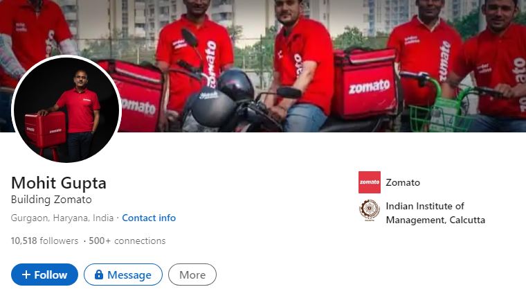 Mohit Gupta (Zomato) Wiki, Age, Net worth, Wife, Salary, Parents ...