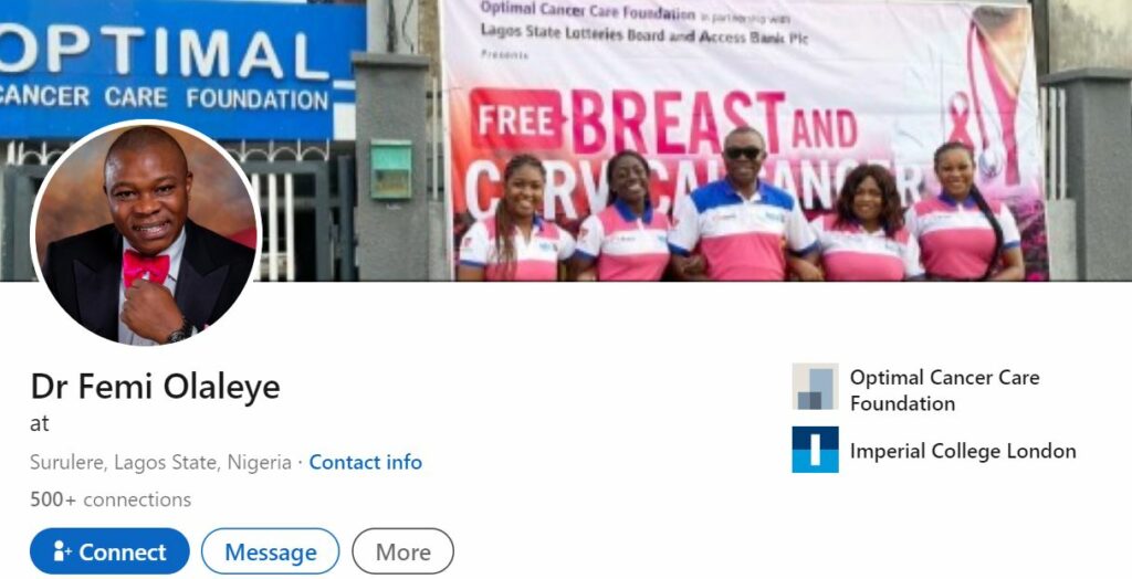 Who is Dr Femi Olaleye? Wiki, Biography, Wife, Age, Kids, Family, Net Worth
