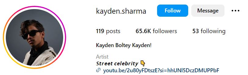 Kayden Sharma Age, Wiki, Birthday, Girlfriend, Height, Parents ...