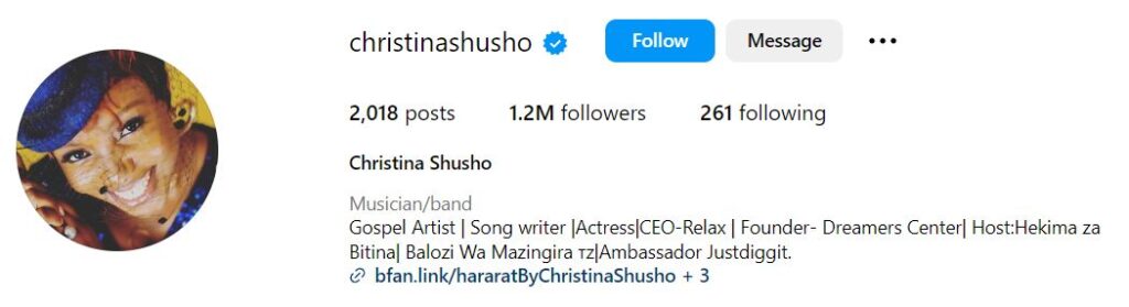 Who is Christina Shusho? Biography, Wiki, Age, Husband, Family, Tribe ...