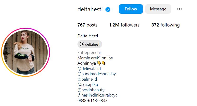 Delta Hesti Biodata, Wiki, Age, Husband, Family, Net Worth, Height ...