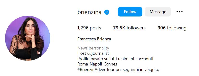 Who is Francesca Brienza? Wiki, Age, Husband, Family, Height, Net Worth
