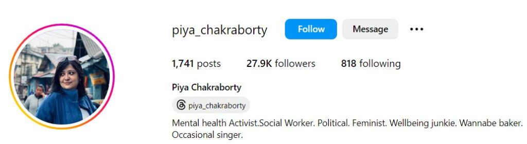 Who is Piya Chakraborty? Wiki, Biography, Age, Husband, Parents, Caste ...