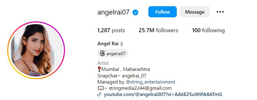 Who is Angel Rai? Wiki, Age, Real Name, Parents, Boyfriend, Height ...