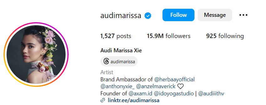 Who is Audi Marissa (Actress)? Biodata, Wiki, Age, Height, Boyfriend ...