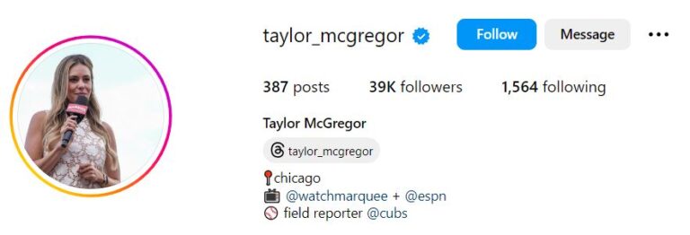 Who is Taylor McGregor? Wiki, Biography, Age, Height, Weight, Husband ...