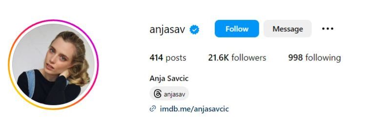 Who Is Anja Savcic? Wiki, Age, Height, Weight, Boyfriend, Family, Ethnicity