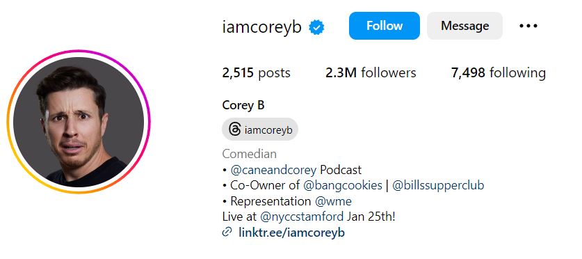 Who Is Corey B? Wiki, Age, Wife, Family, Height, Net Worth, Biography ...