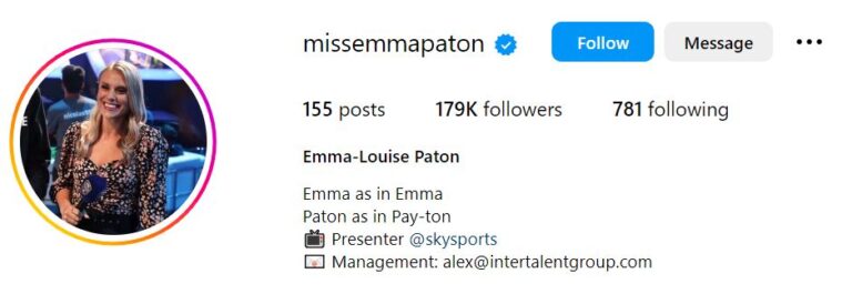 Who Is Emma Paton? Wiki, Age, Height, Husband, Family, Net Worth