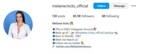 Who Is Melanie Hicks? Wiki, Age, Net Worth, Husband, Family, Height & More